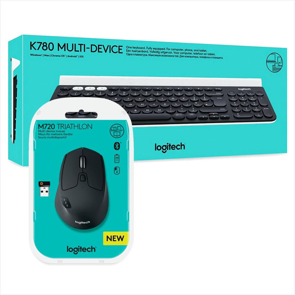 carulla.com | Combo Multi Device Flow Logitech: Teclado K780 + M | Carulla