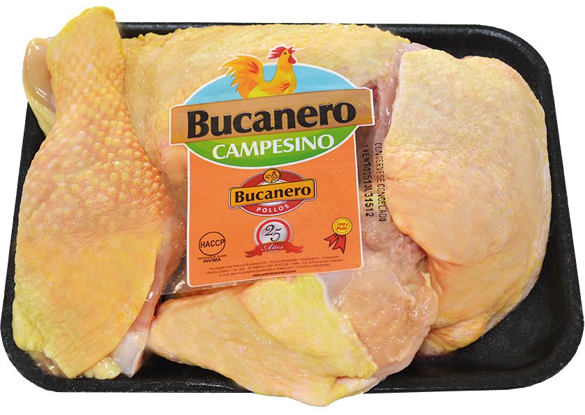 Medio pollo despresado campesino bj congelada - carulla.com