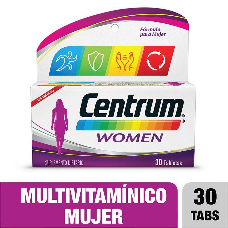 Centrum mujer multivitamínico tableta x 30 und - carulla.com