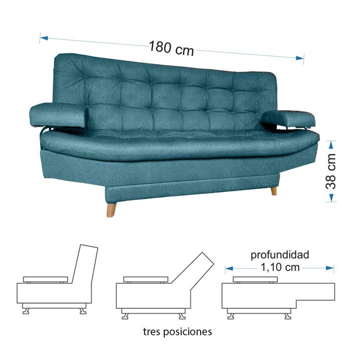 carulla.com | Sof Cama MuCol Quena Turquesa