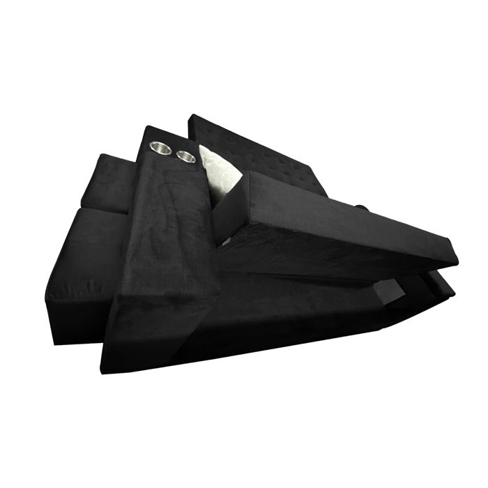 Sofá Cama Magno Negro