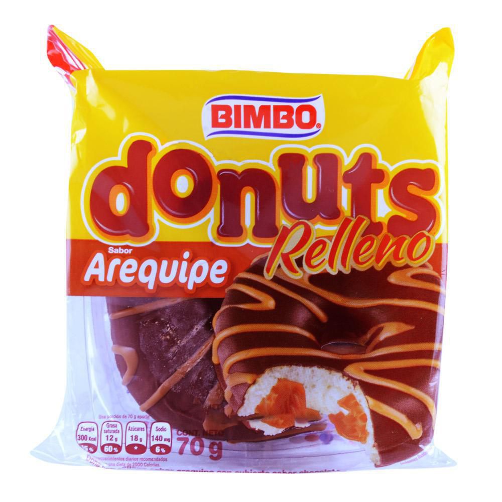 Donas rellenas de arequipe Bimbo - carulla.com