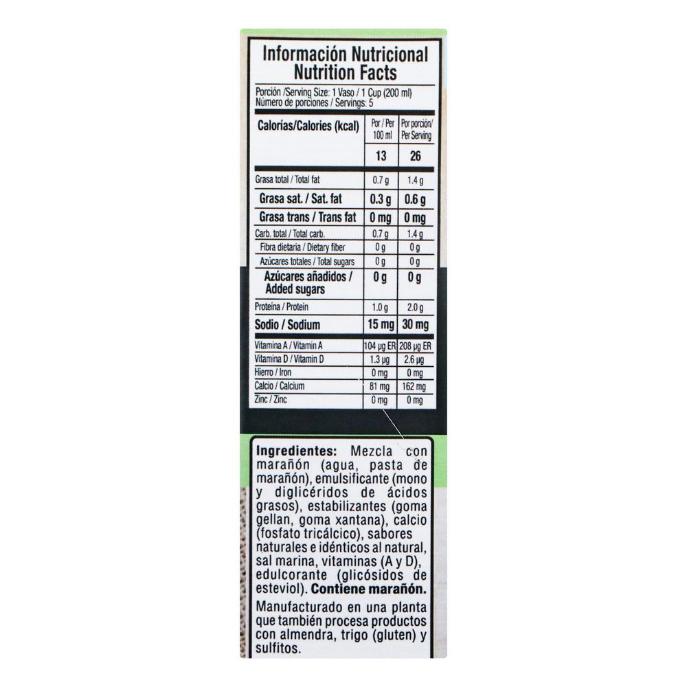 Bebida de marañón ALPINA Caja (1000 ml)