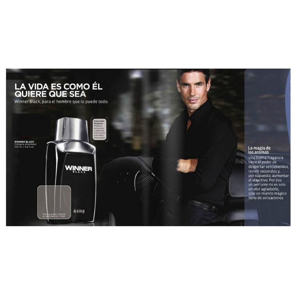 Perfume Winner Black 100 Ml Esika | Carulla