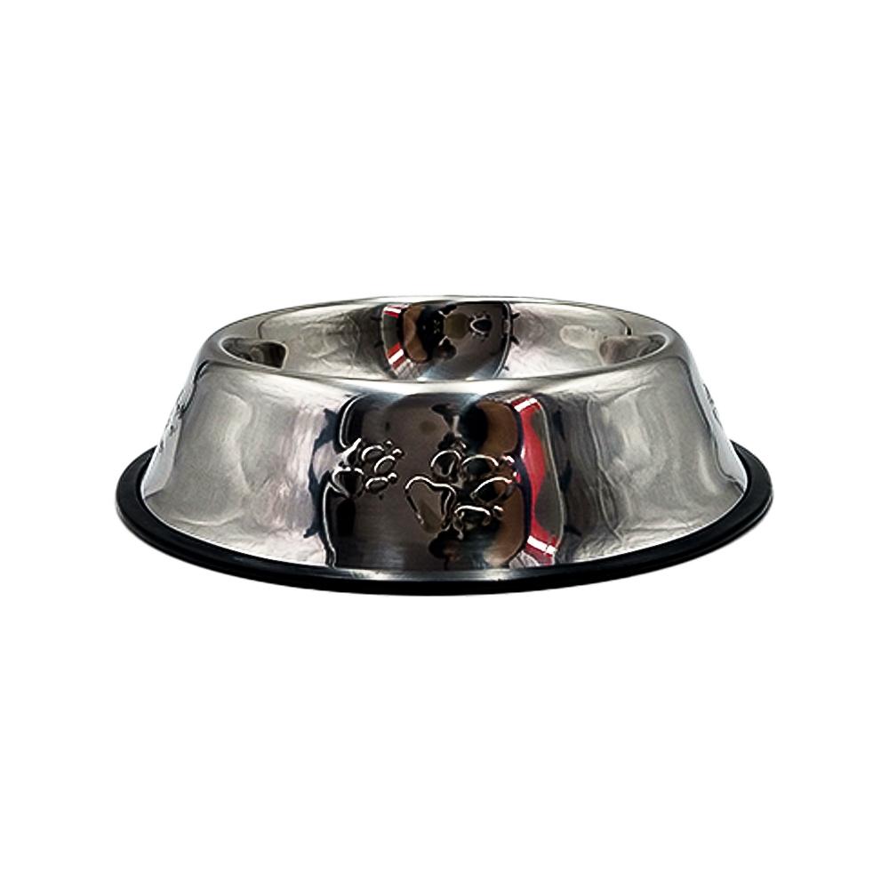 Platos De Comida Para Perro Mershop Plateado 716 Carulla