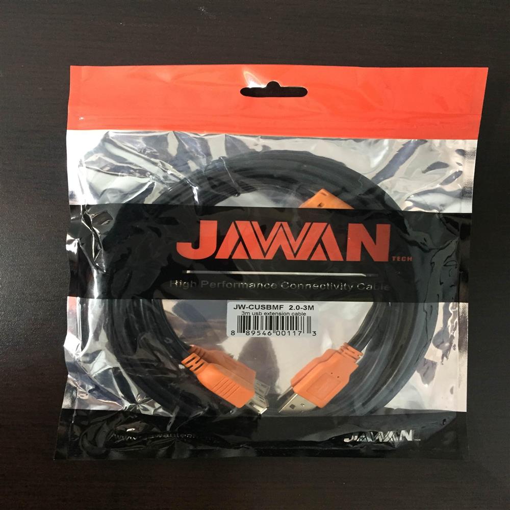 Cable Extension Usb 2.0 Jawan 3 Mtrs | Carulla