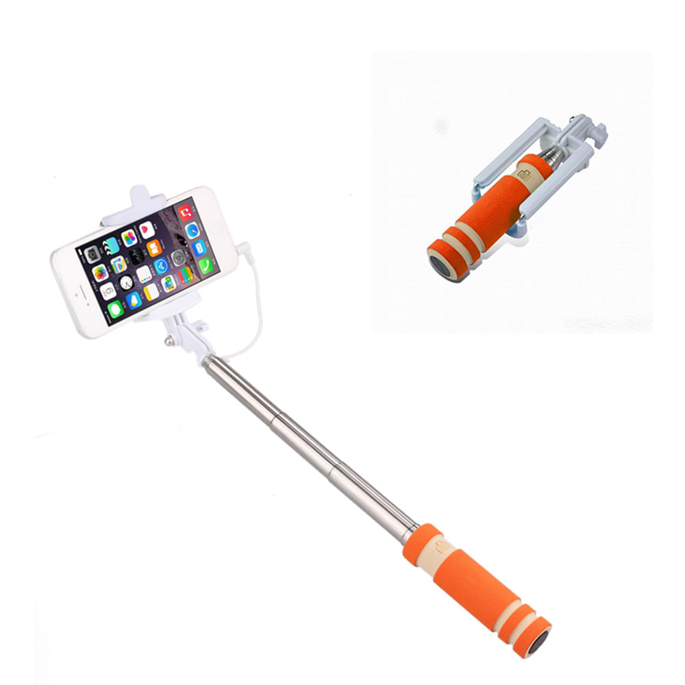 Mini Monopod Con Boton Orange | Carulla