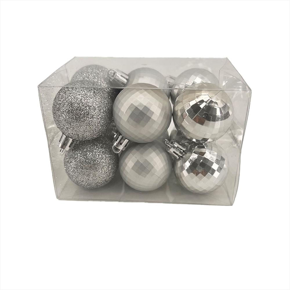 Bola Mini 4Cm X12pc Disco Plateada | Carulla
