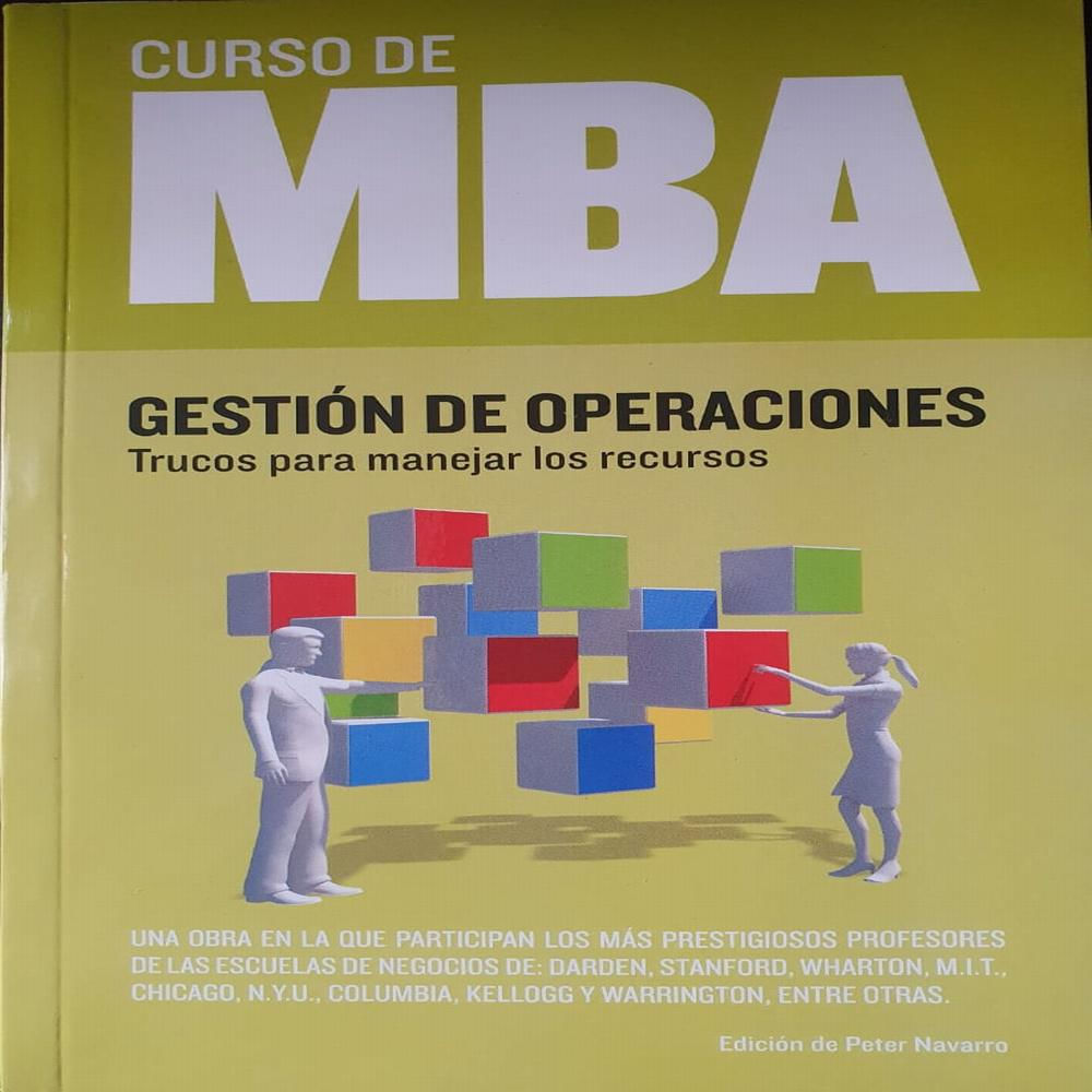 Libro Gestión De Operaciones Curso De Mba | Carulla