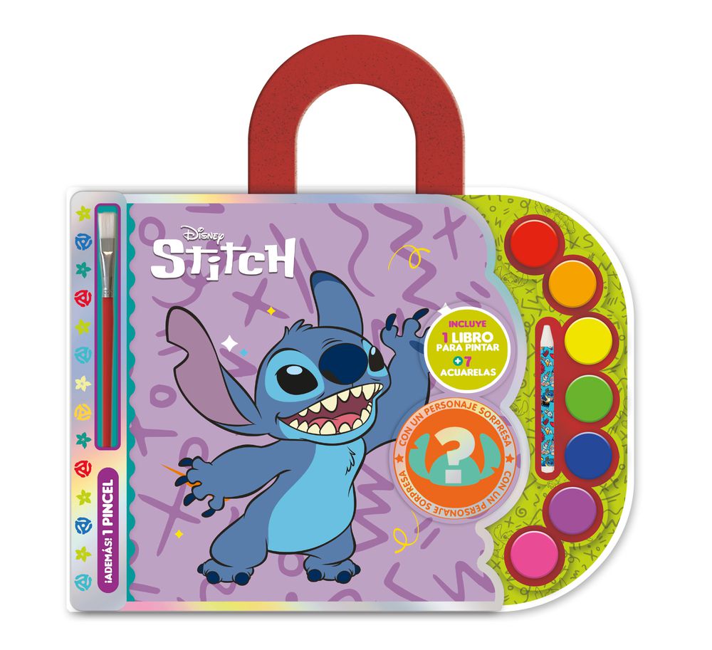 Libro Acuarelas Stitch Disney, Disney