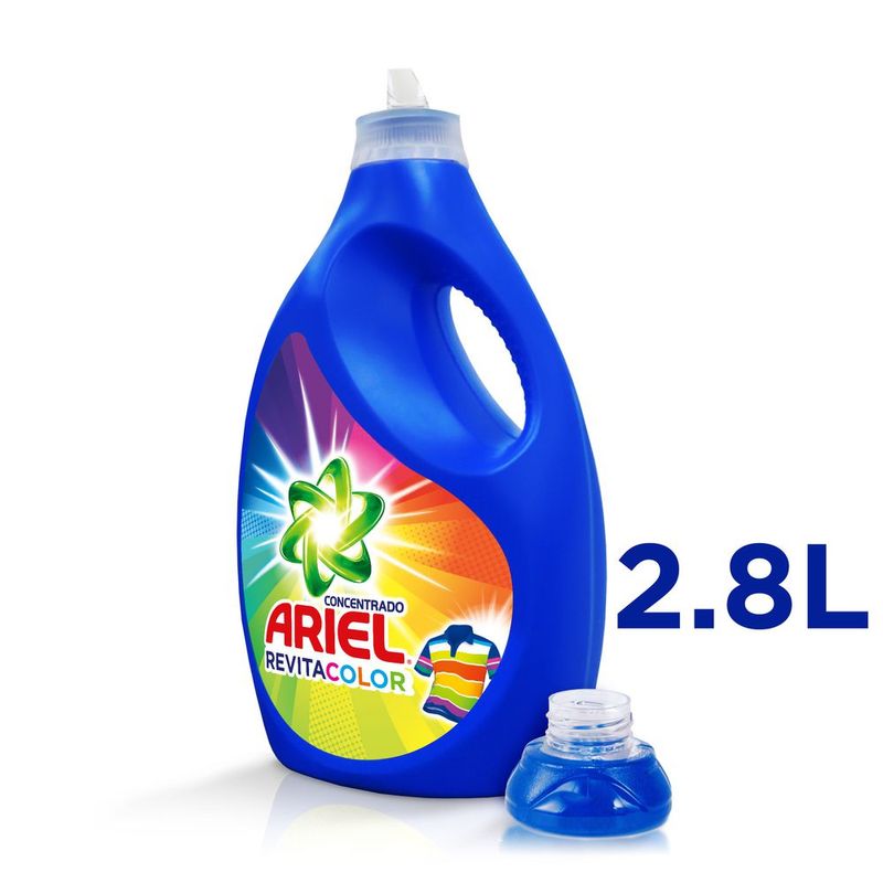 Detergente Líquido Ariel Revitacolor x 2.8 L ARIEL SIN - carulla.com