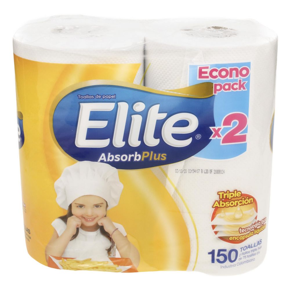 prom toallas ELITE PAPEL ABSORBPLUS (150 und)