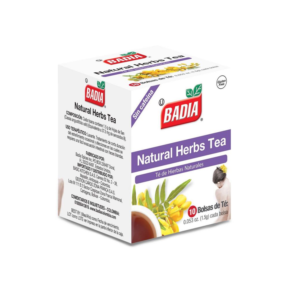 Té BADIA hierbas naturales (15 gr)