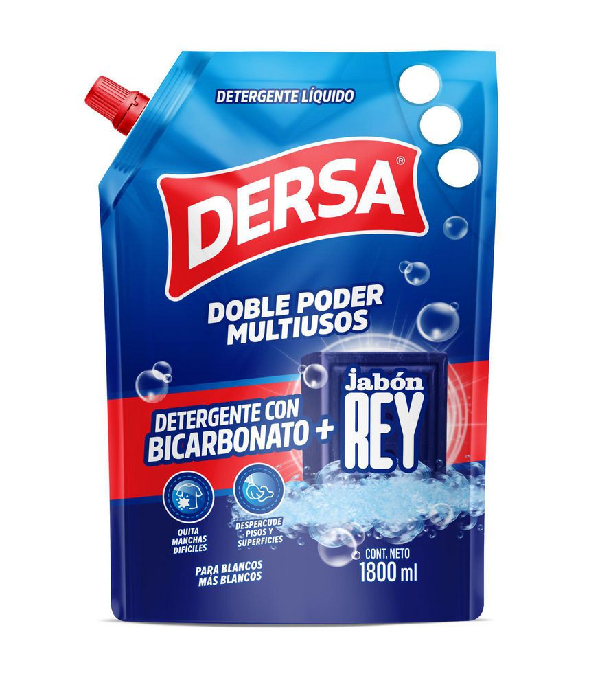Detergente líquido DERSA doble poder multiusos (1800 ml)