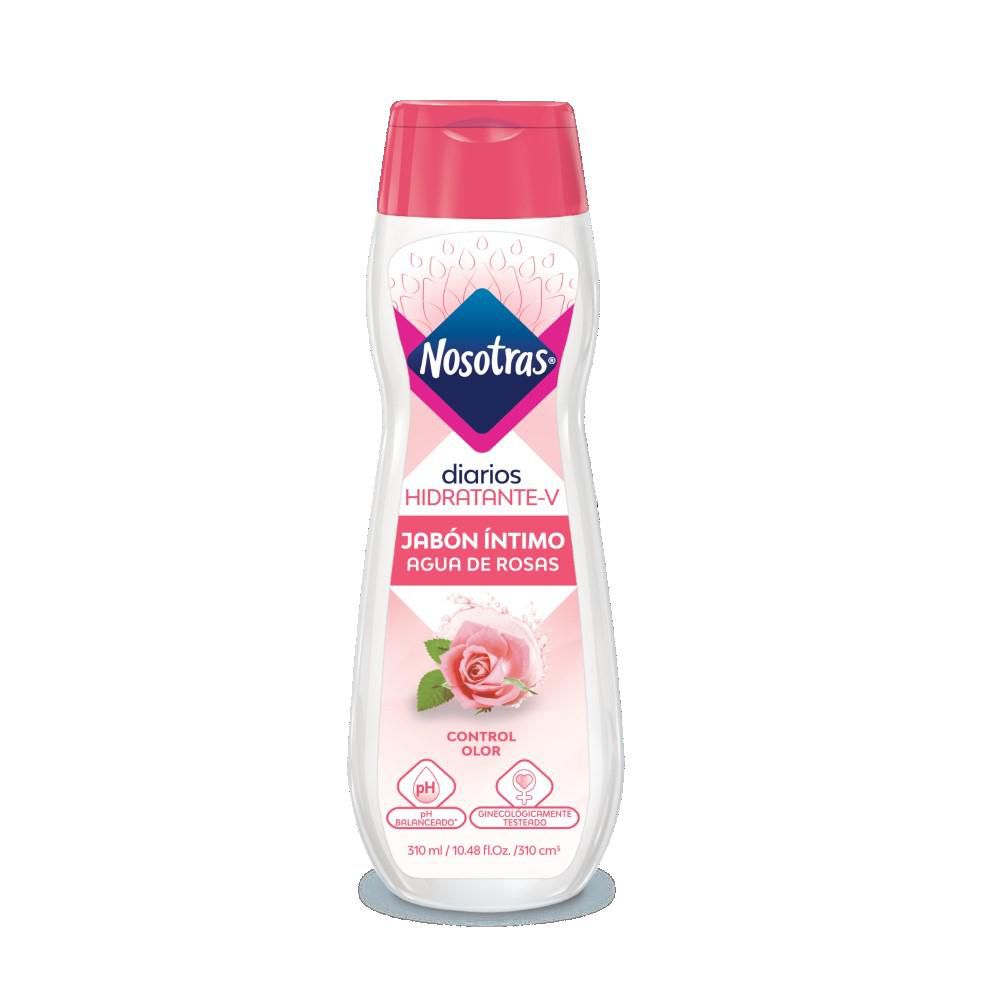 Jabón íntimo NOSOTRAS agua de rosas (310 ml)