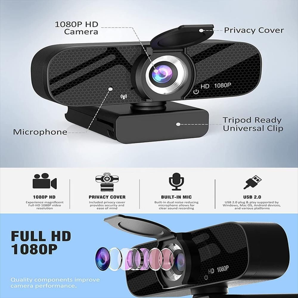 Cámara Web Full Hd Con Micrófono Incorporado | Carulla