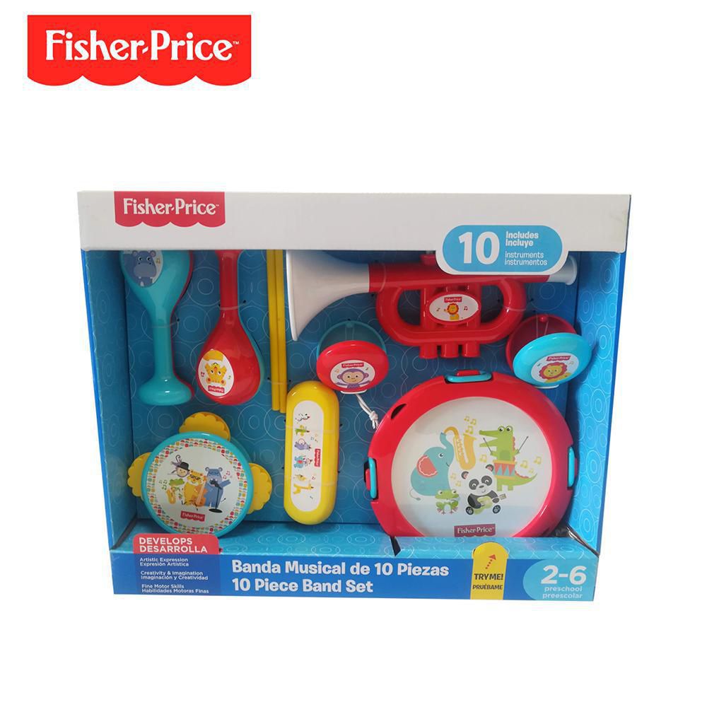 carulla.com | SET BANDA MUSICAL 10 PIEZAS FI FISHER PRICE DFP6610